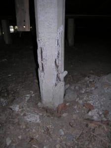 Concrete stumps fracturing Categories - Qld Home Buyers Inspection Service